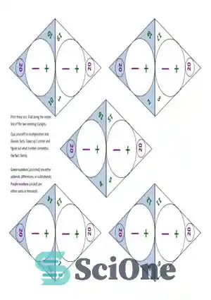 دانلود کتاب 60 self-checking math operations flashcards addition and ...