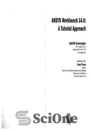 دانلود کتاب ANSYS Workbench 14.0: A Tutorial Approach – ANSYS Workbench 14.0: یک رویکرد آموزش ...