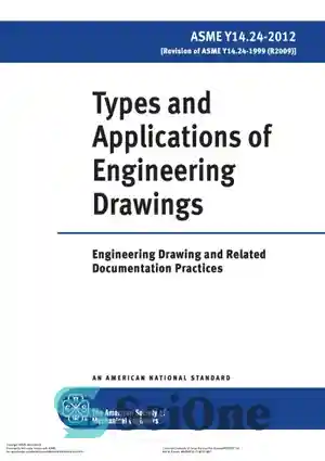 دانلود کتاب ASME Y14.24-2012 – Types and Applications of Engineering Drawings – ASME Y14.24-2012 ...