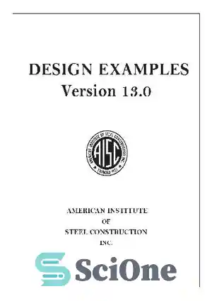 دانلود کتاب Design Examples Based on the AISC Manual – نمونه هایی را بر ...