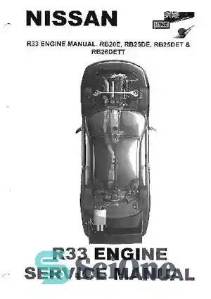 دانلود کتاب Nissan R33 Engine Service Manual. RB20E, RB25DE, RB25DET ...