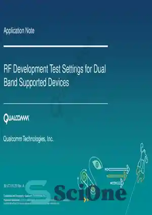 دانلود کتاب RF Development Test Settings for Dual Band Supported ...